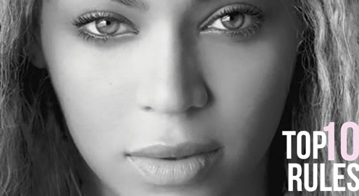 Les 10 Règles du Succès Selon Beyoncé
